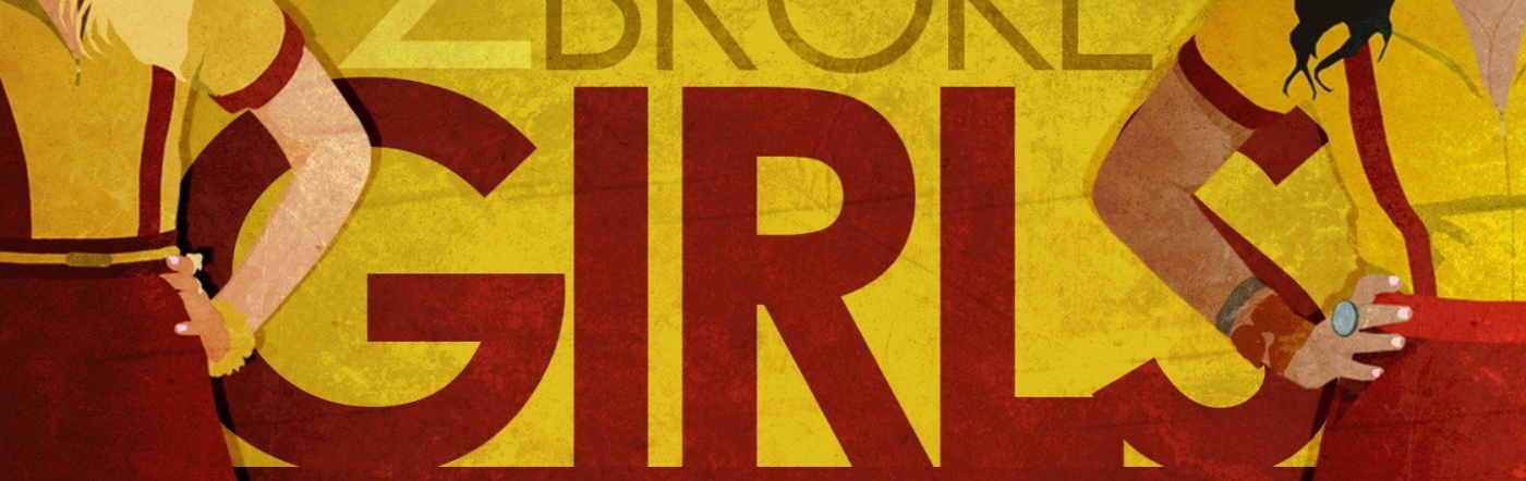 1400x442 Resolution 2 broke girls, caroline channing, max black ...