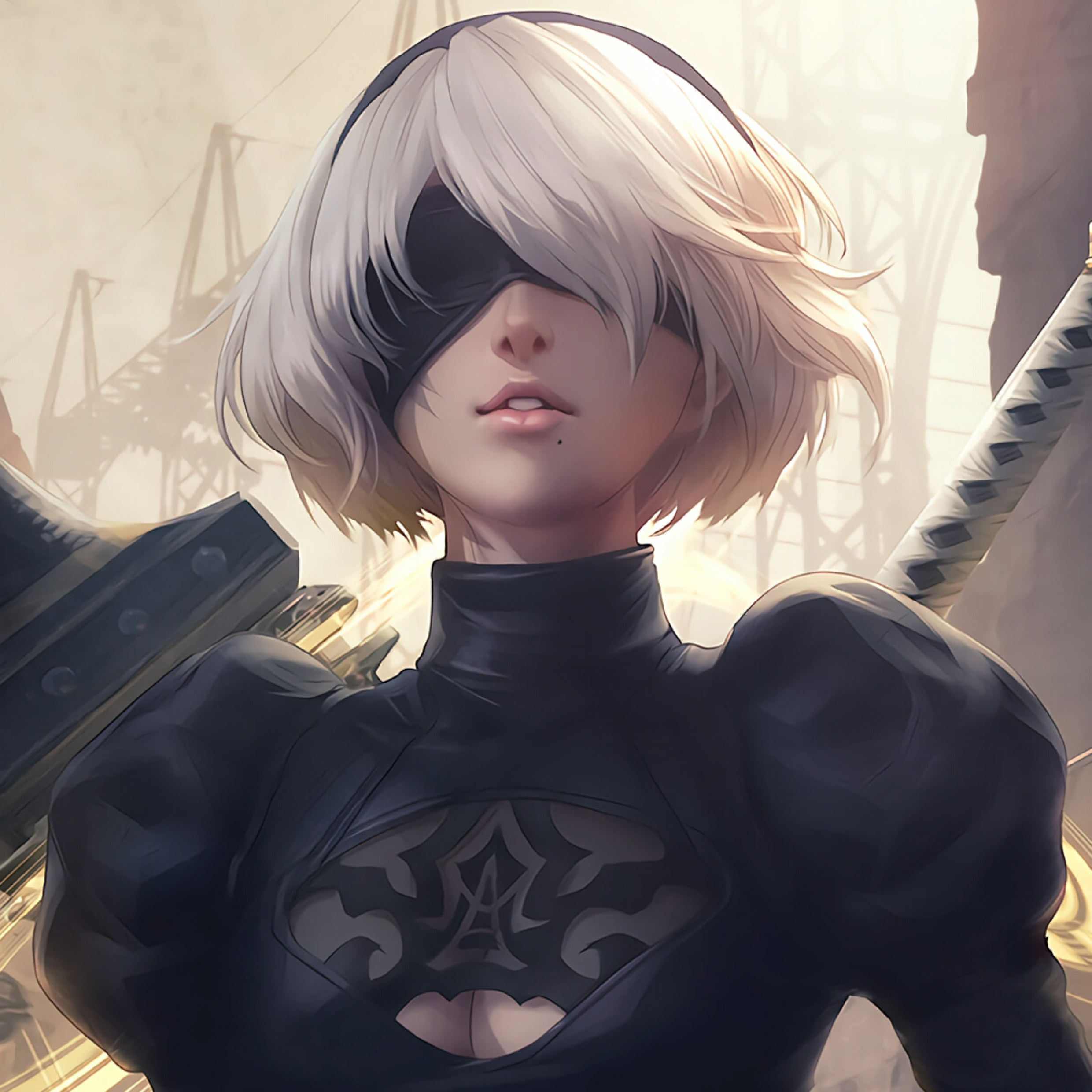 2480x2480 Resolution 2b Nier Automata 2480x2480 Resolution Wallpaper ...