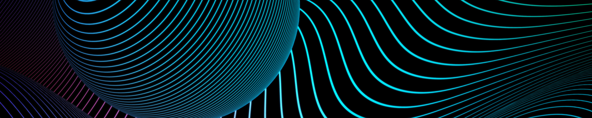 2000x400 Resolution 3 Dimensional Sphere 4K 2000x400 Resolution ...