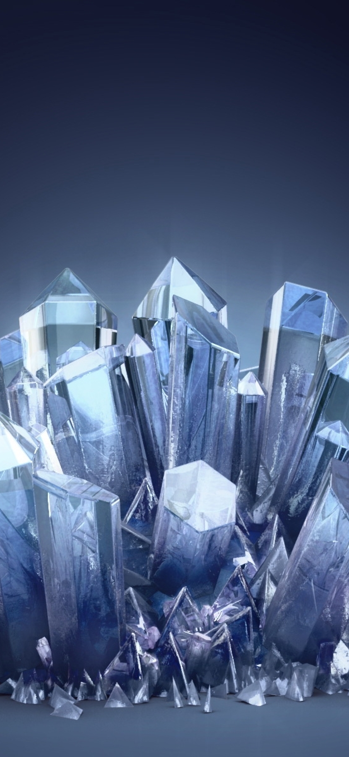 1179x2556 Resolution 3d, crystal, crystals 1179x2556 Resolution ...