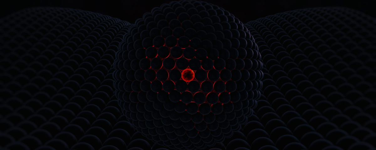 1200x480 Resolution 3D Glowing Dark Red Orb Art 1200x480 Resolution ...