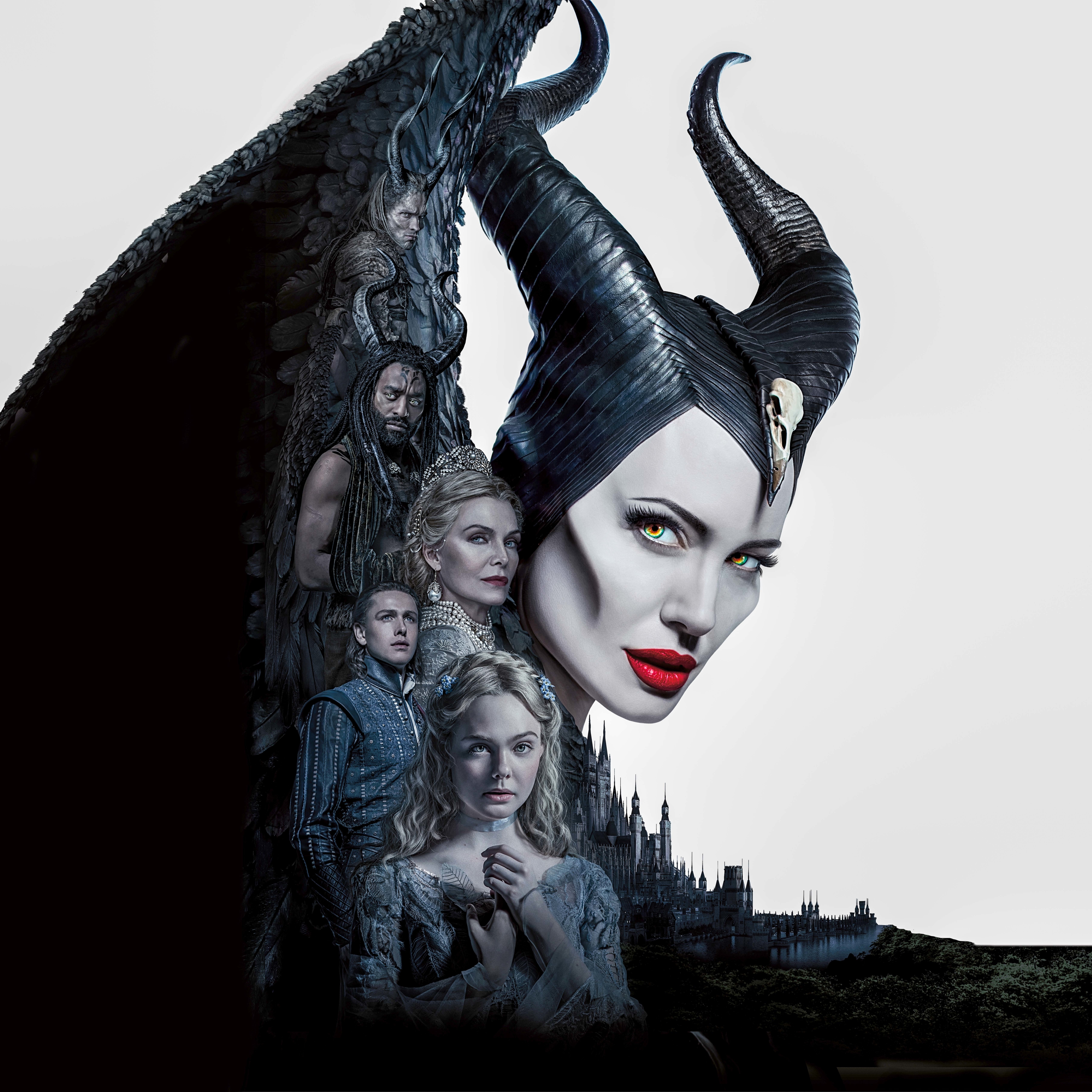 4000x4000 Resolution 4K 8K Poster Of Maleficent 2 4000x4000 Resolution ...