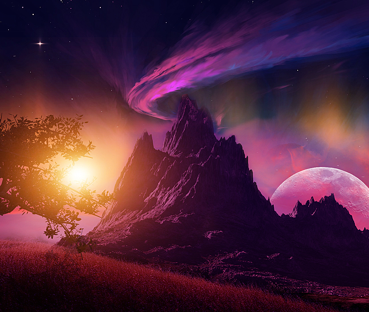 1280x1080 Resolution 4K A Different World 1280x1080 Resolution ...