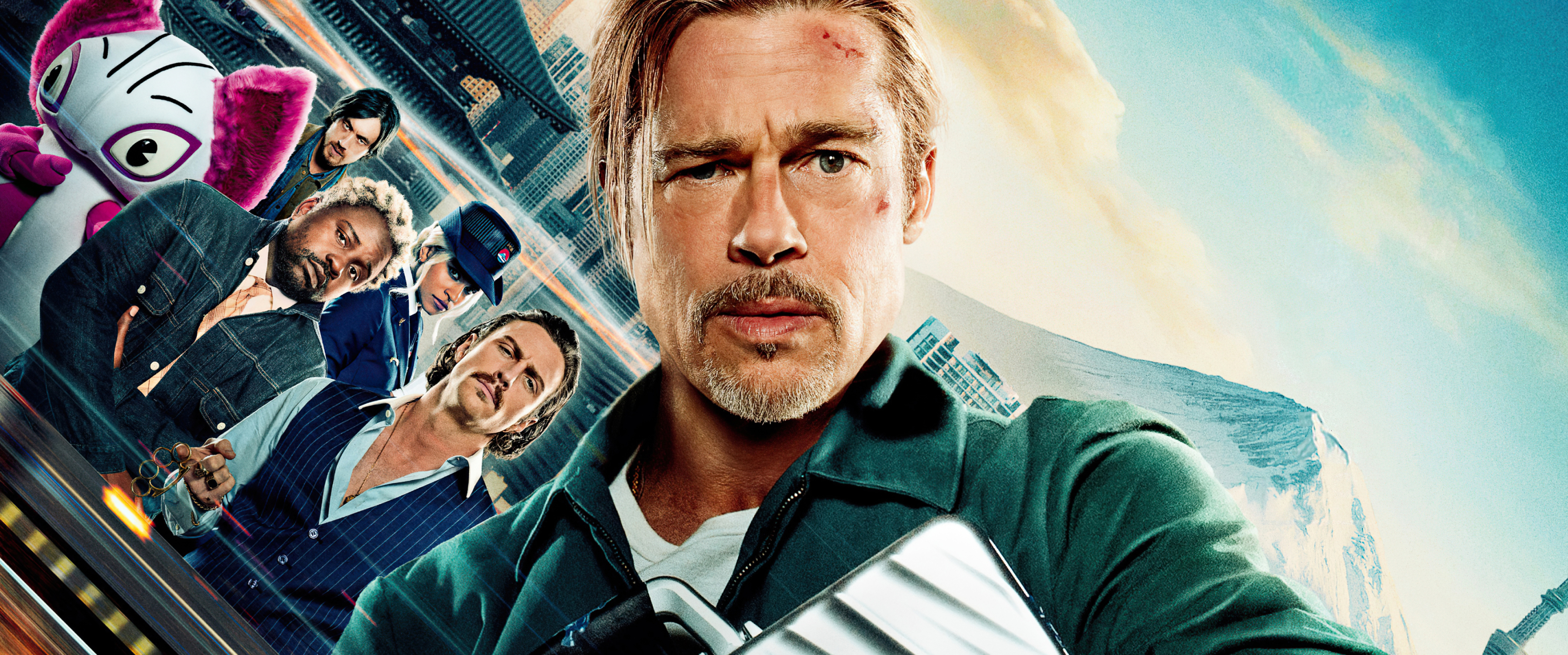 3449x1440 Resolution 4k Bullet Train 2022 Movie Poster 3449x1440 ...