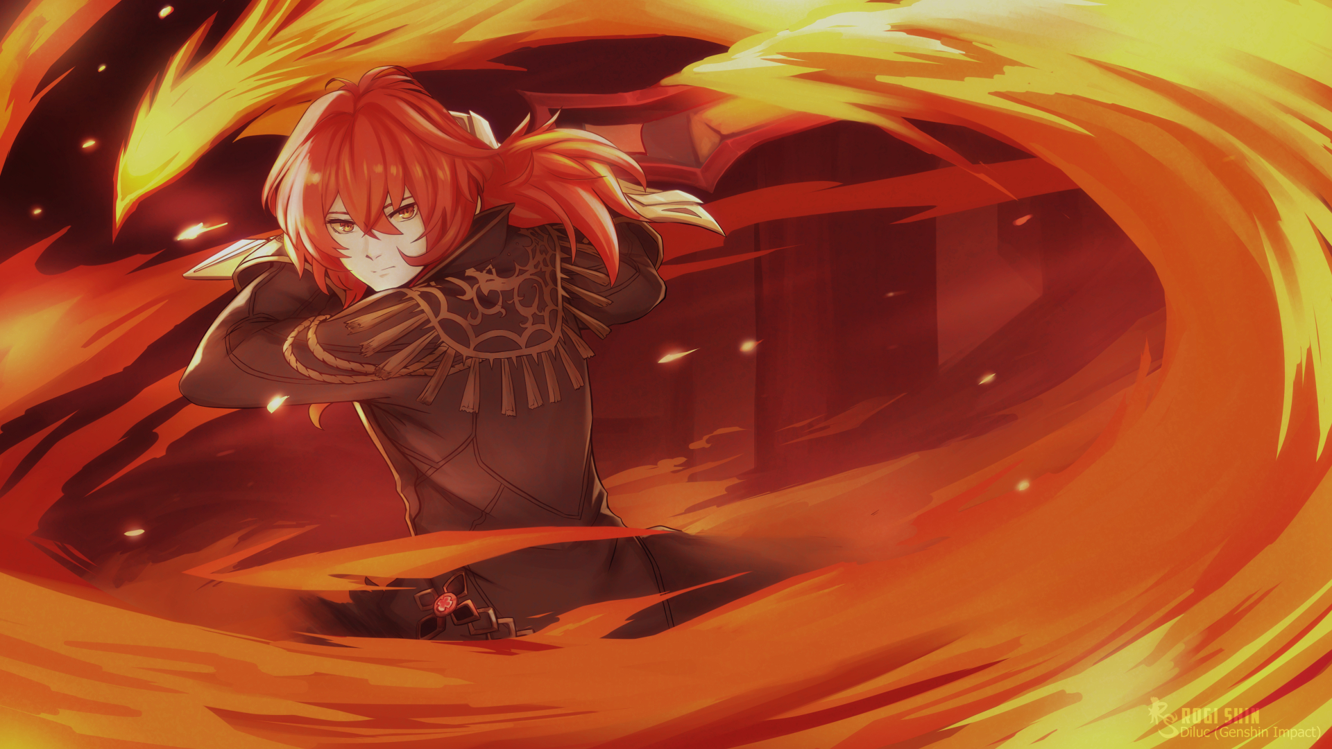 1920x1081 Resolution 4K Diluc Genshin Impact 1920x1081 Resolution ...
