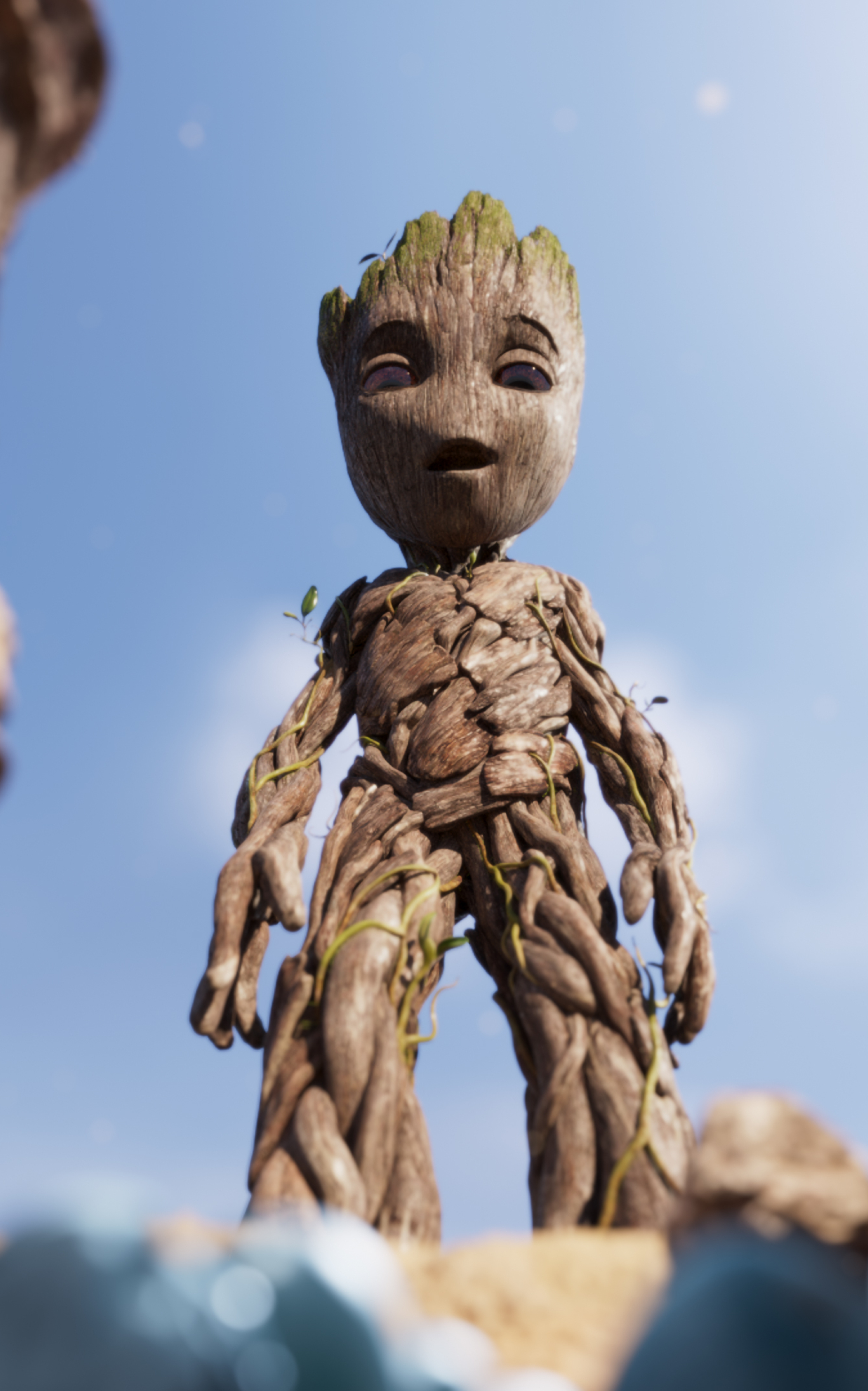 1848x2960 4K Disney I Am Groot 1848x2960 Resolution Wallpaper, HD TV ...