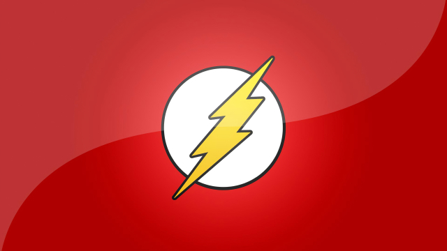 640x360 Resolution 4K Flash Logo Minimal 640x360 Resolution Wallpaper ...
