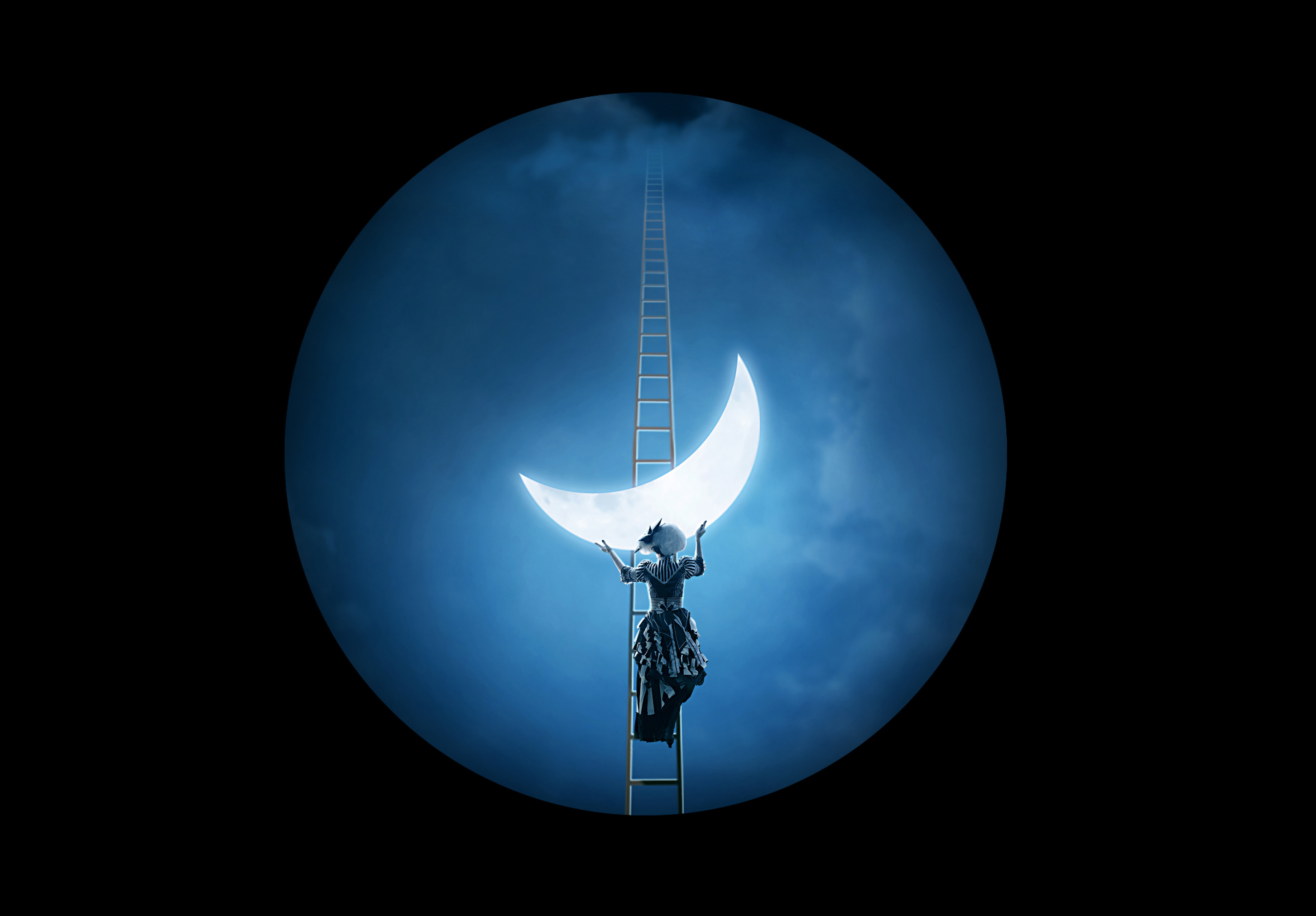 4223x2938 Resolution 4K Ladder to The Moon 4223x2938 Resolution ...