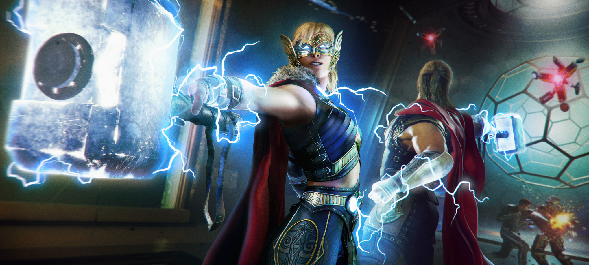 2037x919 4K Marvels Avengers Jane Foster Thor 2037x919 Resolution ...