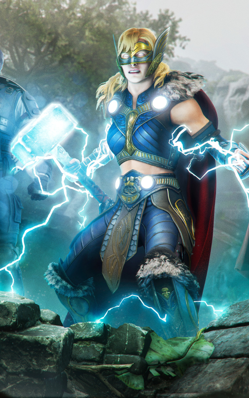 802x1282 Resolution 4K Marvels Avengers Mighty Thor Cool 802x1282 ...