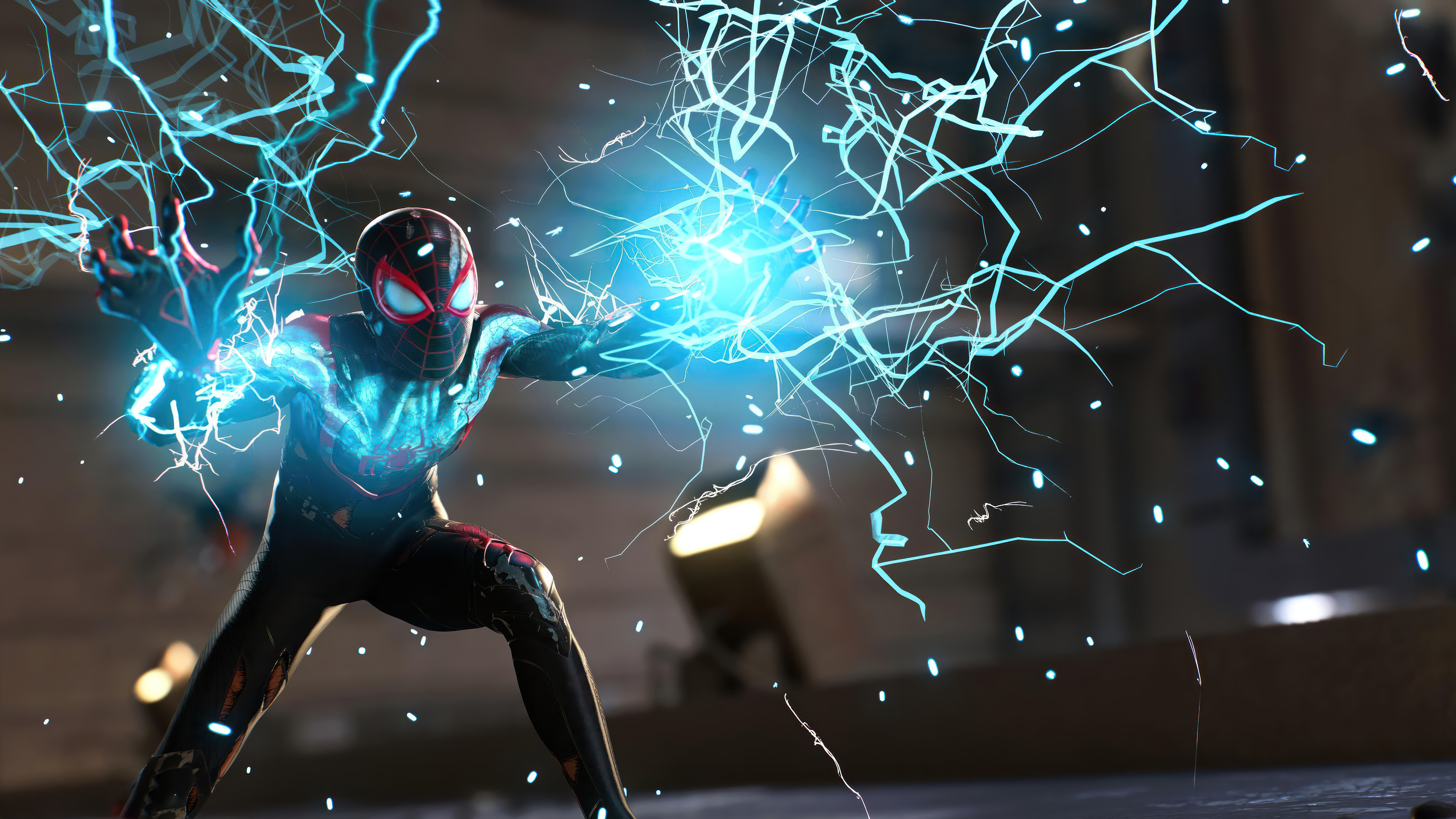9999x9999 Resolution 4K Miles Morales Power HD Marvel's Spider-Man 2 ...