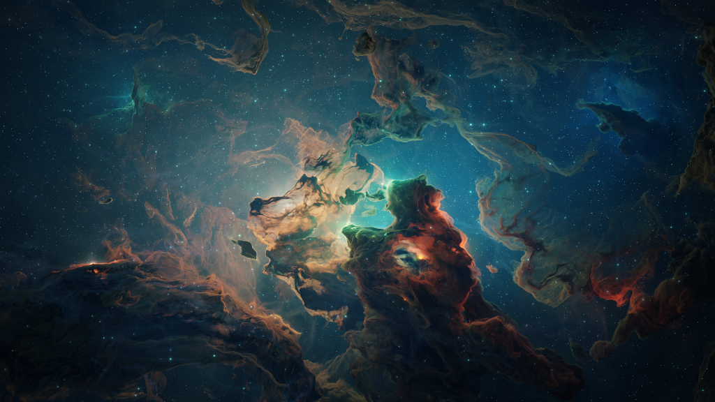 1024x576 4K Nebula Illustration 2023 1024x576 Resolution Wallpaper, HD ...