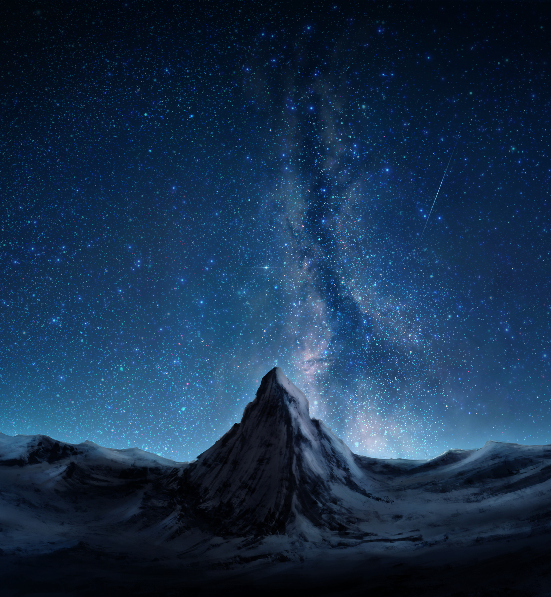 1920x2080 Resolution 4K Night Sky Concept Art 1920x2080 Resolution ...