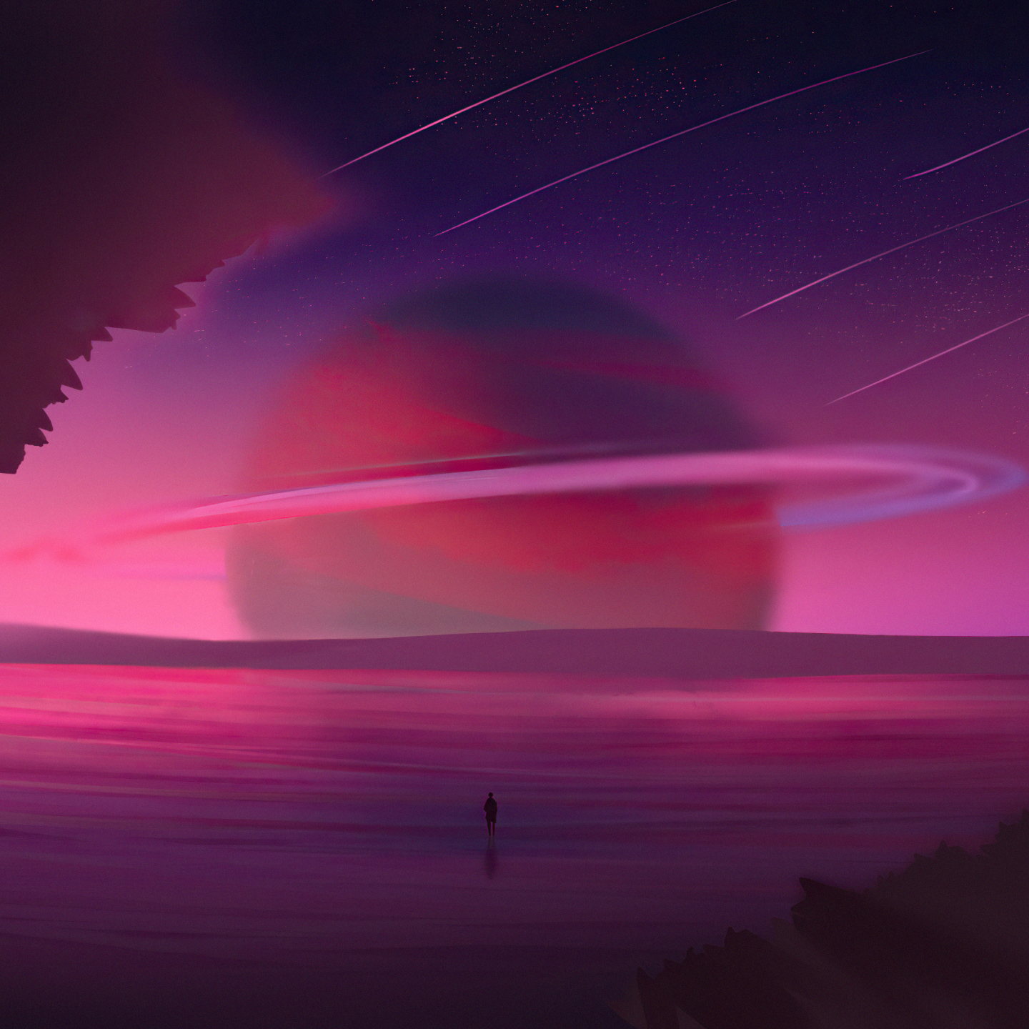 1440x1440 4K Planet Rise Lead Them Back Home 1440x1440 Resolution ...