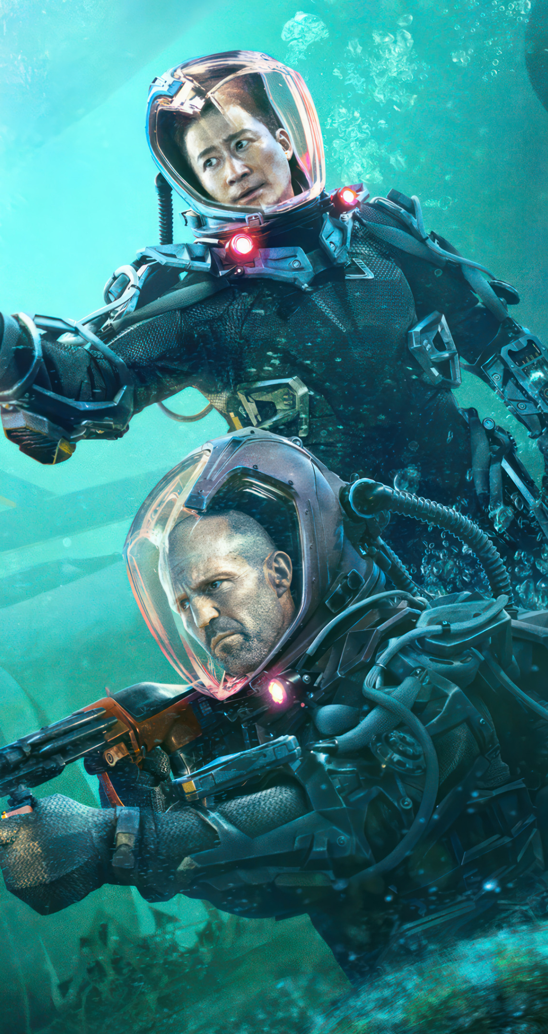 1082x2042 Resolution 4K Poster of Meg 2 The Trench 1082x2042 Resolution ...
