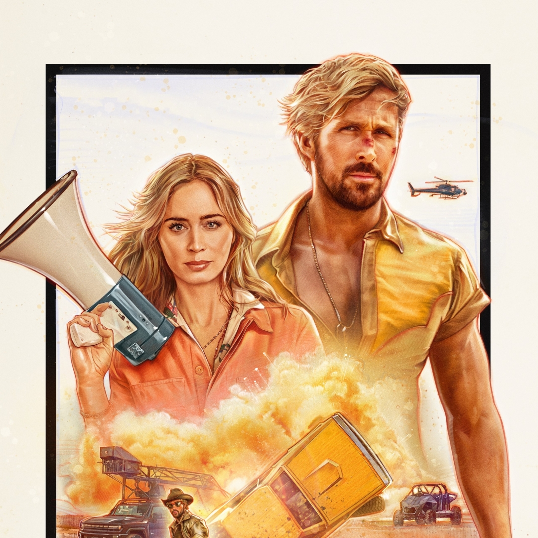 1080x1080 Resolution 4K Poster of The Fall Guy Movie 1080x1080 ...