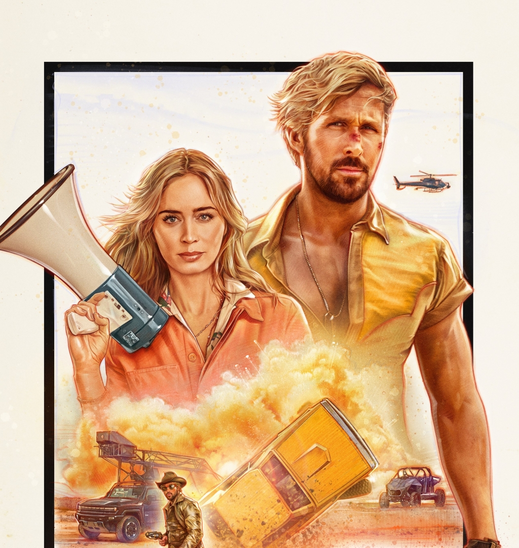 1024x1080 Resolution 4K Poster of The Fall Guy Movie 1024x1080 ...