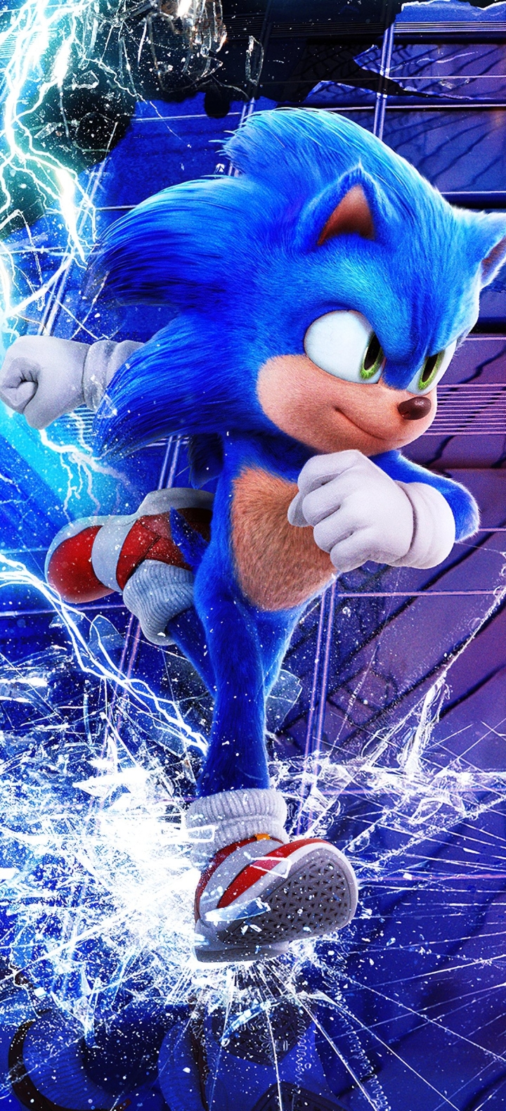 720x1580 Resolution 4K Poster Sonic the Hedgehog 3 720x1580 Resolution ...