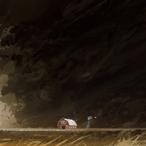300x300 Resolution 4K Stormy Night Digital Painting 300x300 Resolution ...