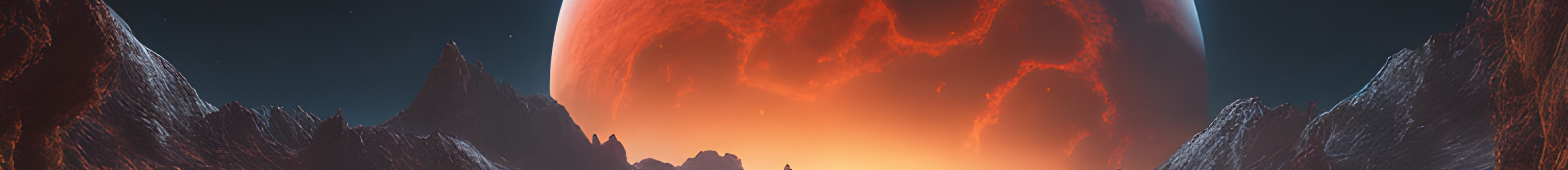 7680x832 Resolution 4K The Red Planet Glowing 7680x832 Resolution ...