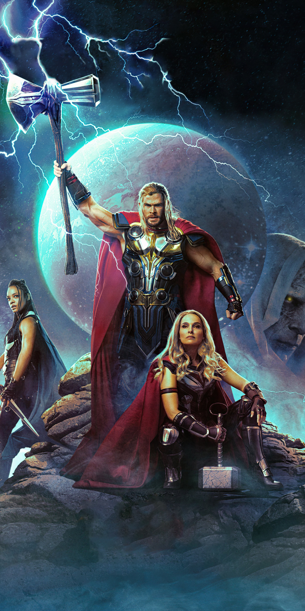 1000x2000 Resolution 4K Thor Love and Thunder IMAX Poster 1000x2000 ...