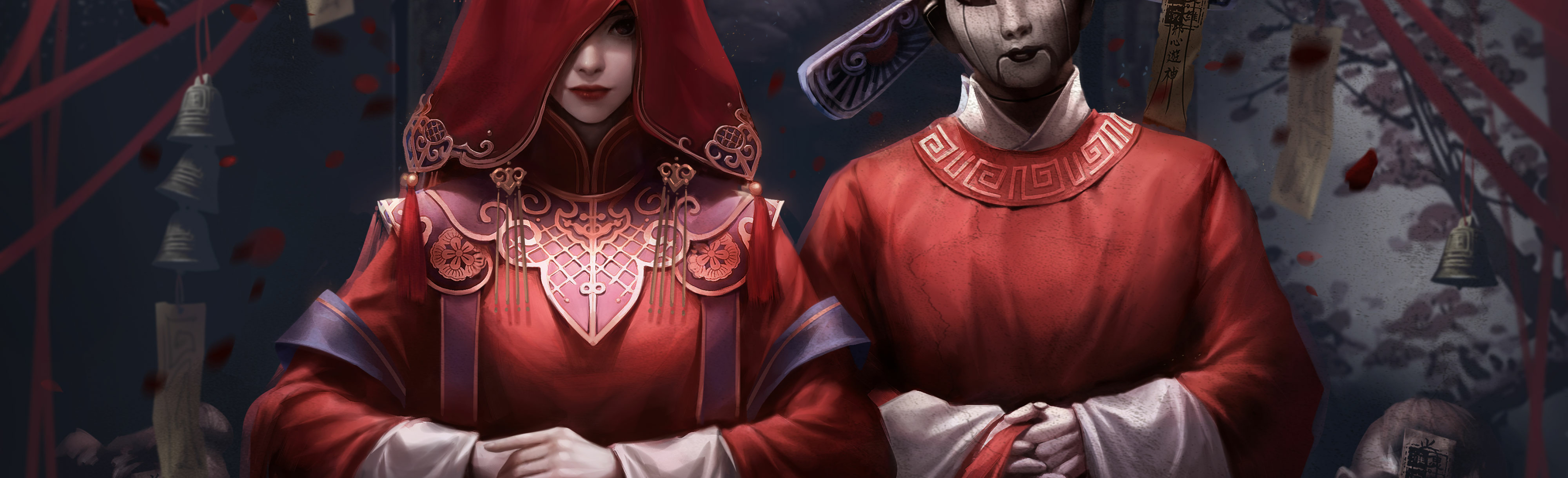 3540x1080 Resolution 4KPaper Bride 3 Unresolved Love Gaming 3540x1080 ...
