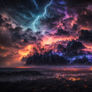 300x300 Resolution A Cloudy Lightning Storm 300x300 Resolution ...