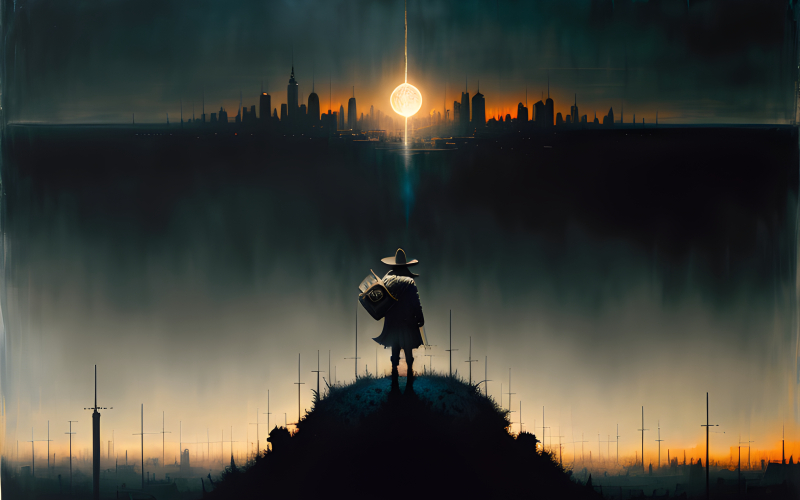 800x500 Resolution A Dark City 4K Warrior Adventure 800x500 Resolution ...