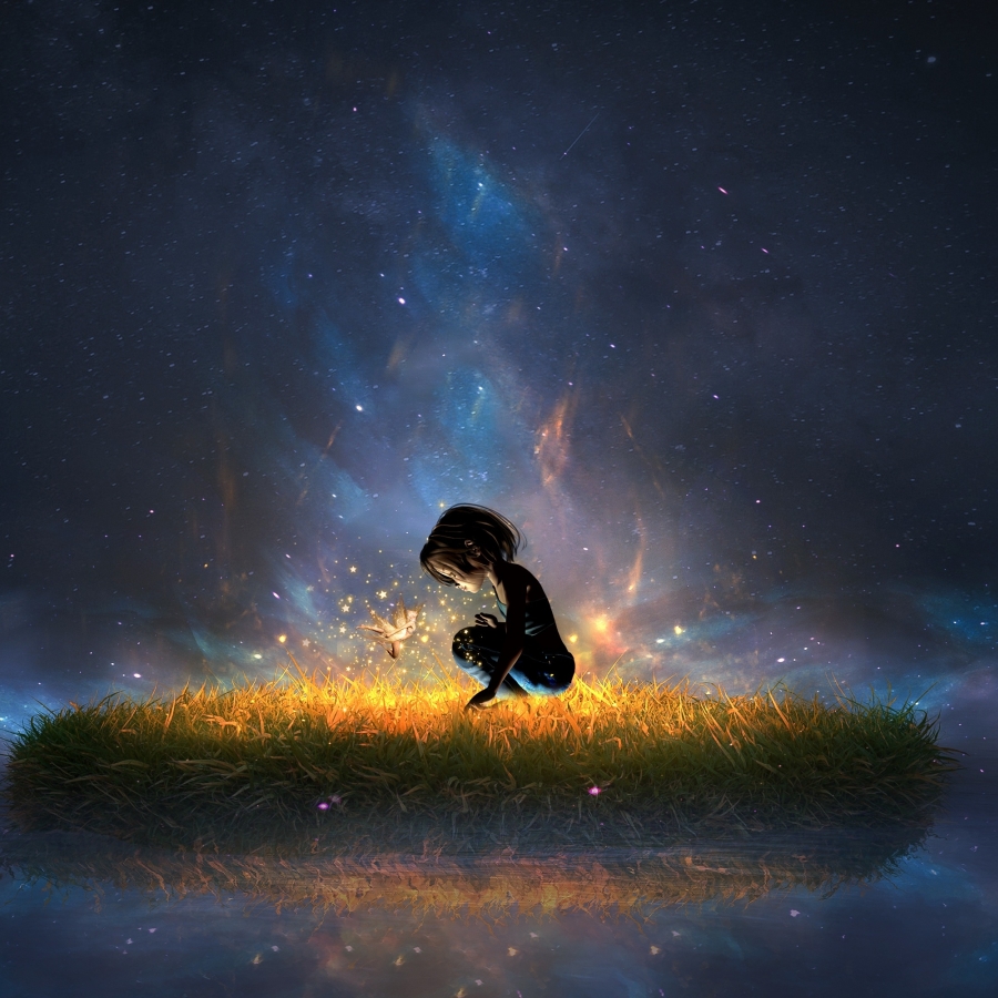 900x900 Resolution A Magical Night HD 900x900 Resolution Wallpaper ...