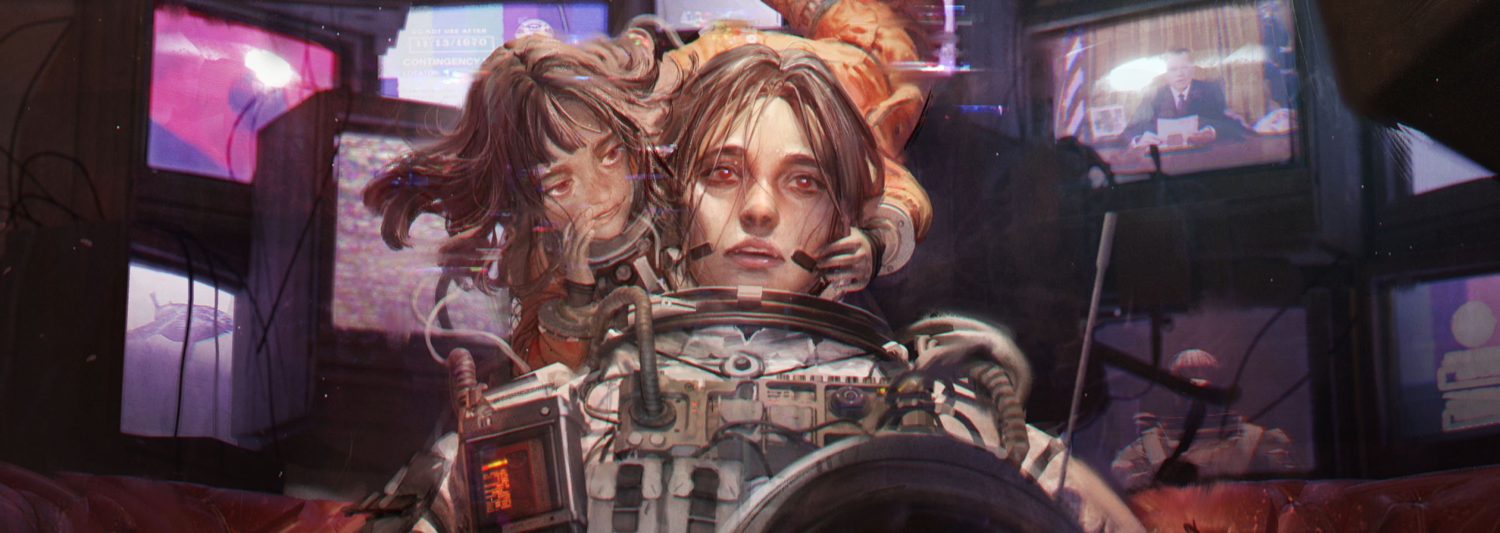 3040x1080 Resolution A Mother Astronaut HD 3040x1080 Resolution ...