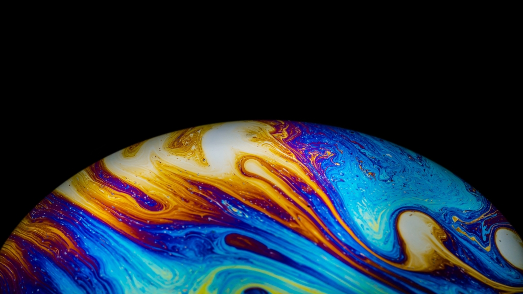 1024x576 Resolution Abstract Bubble 4k 1024x576 Resolution Wallpaper ...