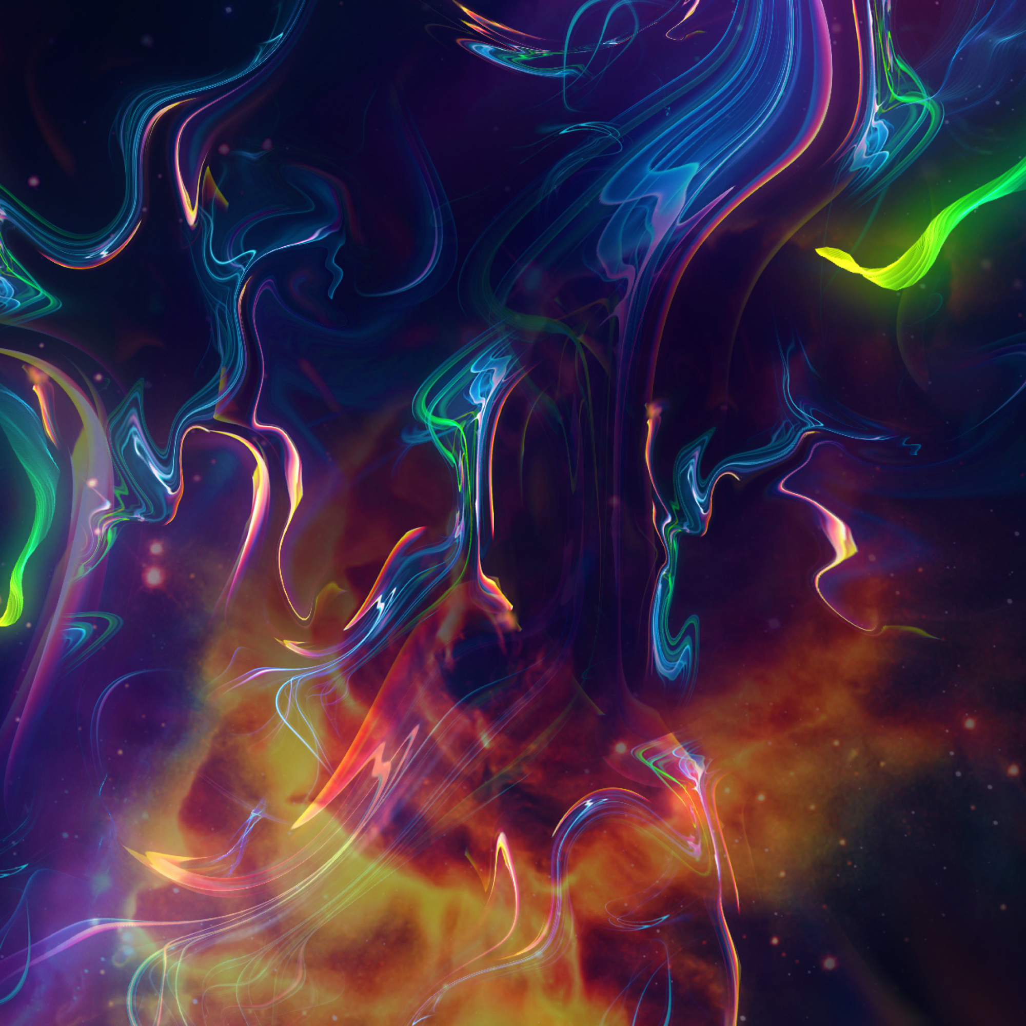 2000x2000 Resolution Abstract Changing Colors 2000x2000 Resolution ...