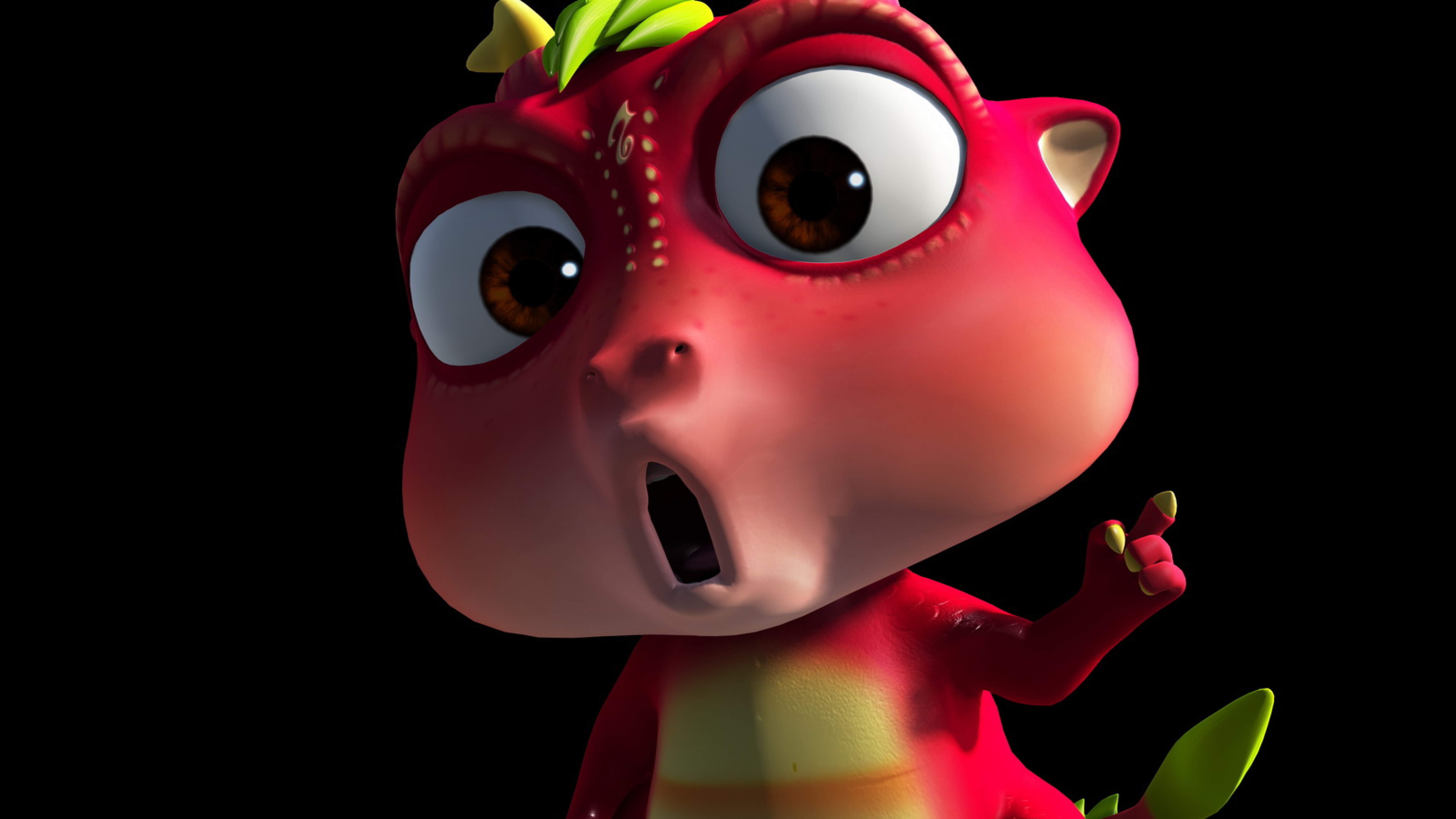 7680x4320 Resolution abu the little dinosaur, series, cartoon 8K ...