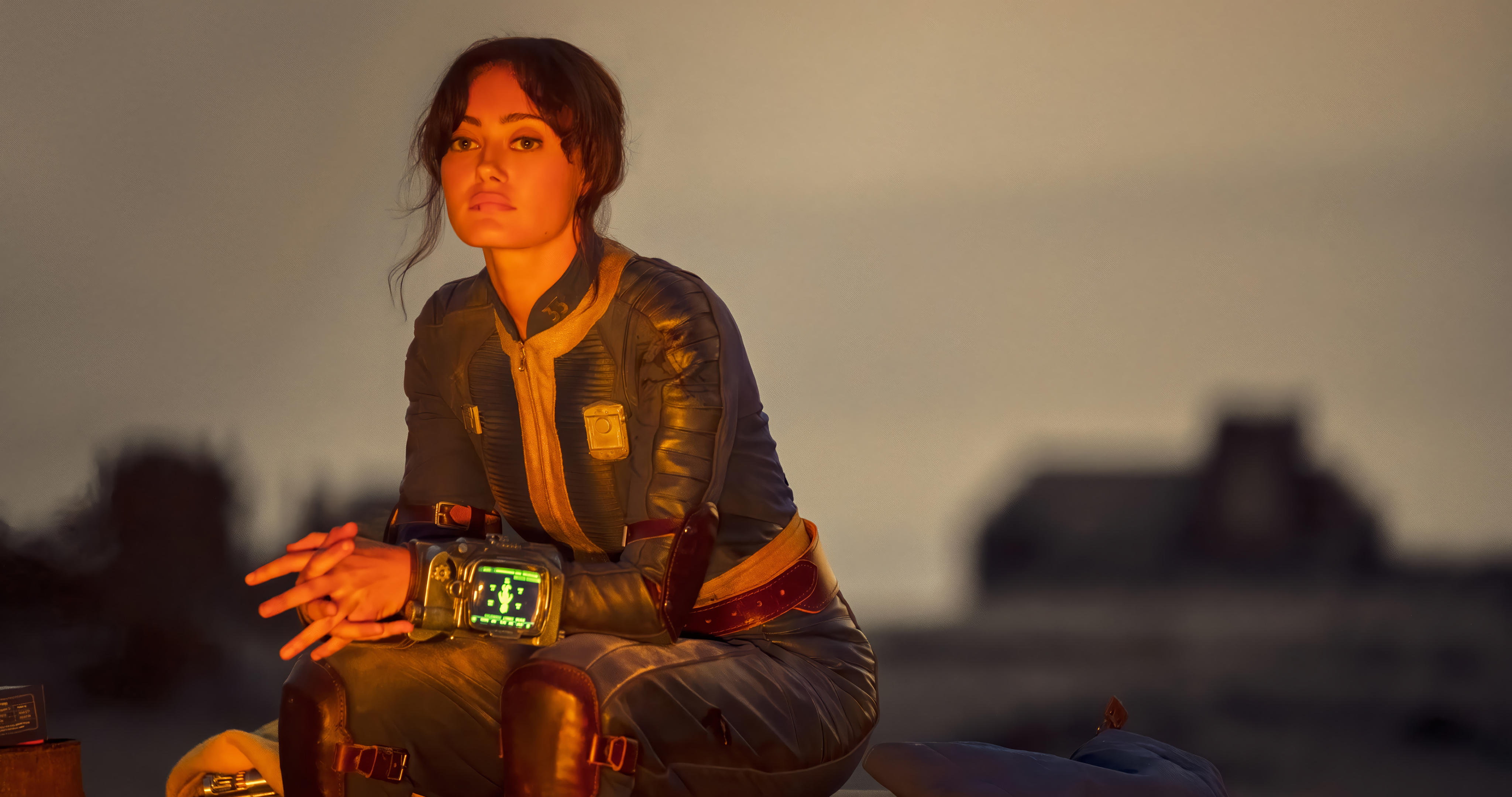 4096x2160 Resolution Actress Ella Purnell 4K Fallout 4096x2160 ...