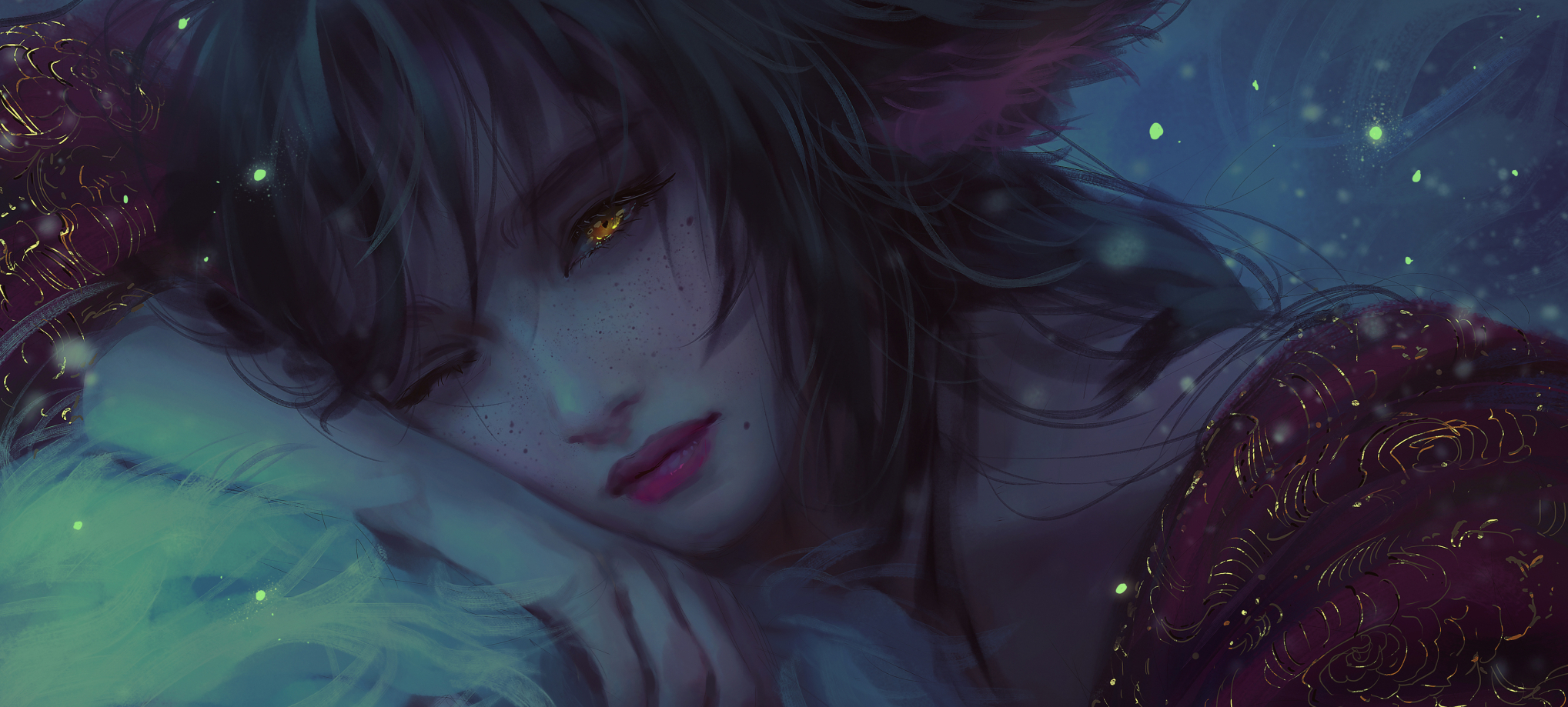 2037x919 Ahri 4K League Of Legends Gaming 2037x919 Resolution Wallpaper ...