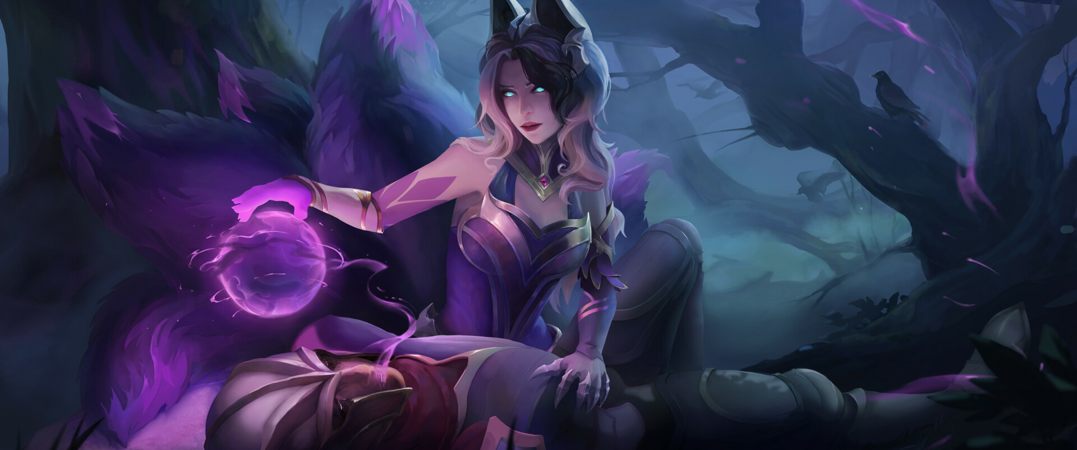 3440x1440 Ahri Cool League Of Legends 3440x1440 Resolution Wallpaper ...