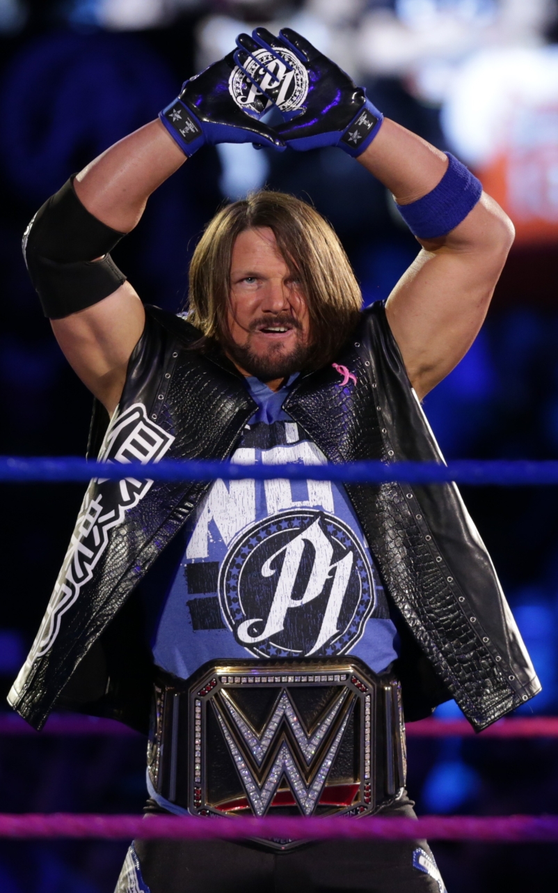 802x1282 Resolution AJ Styles as WWE Champ 802x1282 Resolution ...