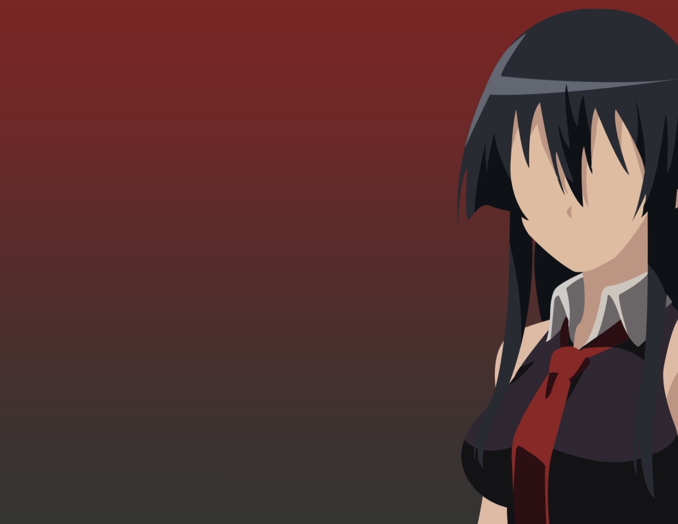 1359x1050 Resolution Akame from Akame ga Kill Minimal 1359x1050 ...