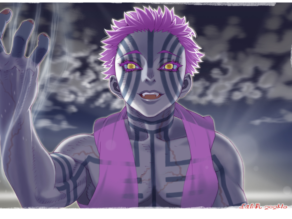 1001x751 Akaza HD Demon Slayer Kimetsu no Yaiba 1001x751 Resolution ...
