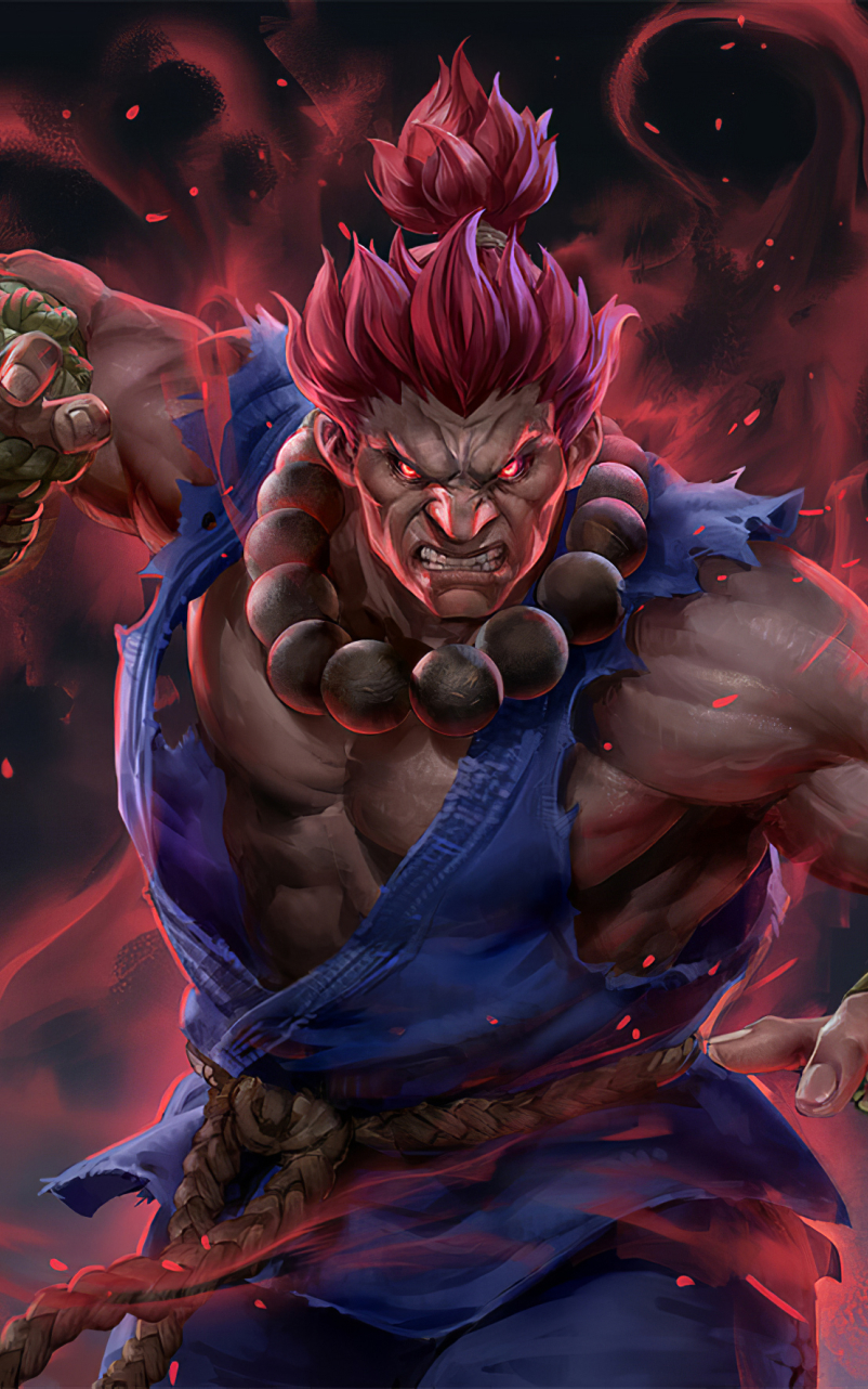 802x1282 Resolution Akuma Artwork Street Fighter 802x1282 Resolution ...
