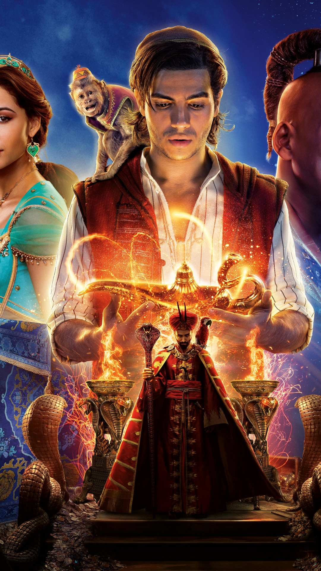 1081x1920 Resolution Aladdin 2019 Movie Banner 8K 1081x1920 Resolution ...