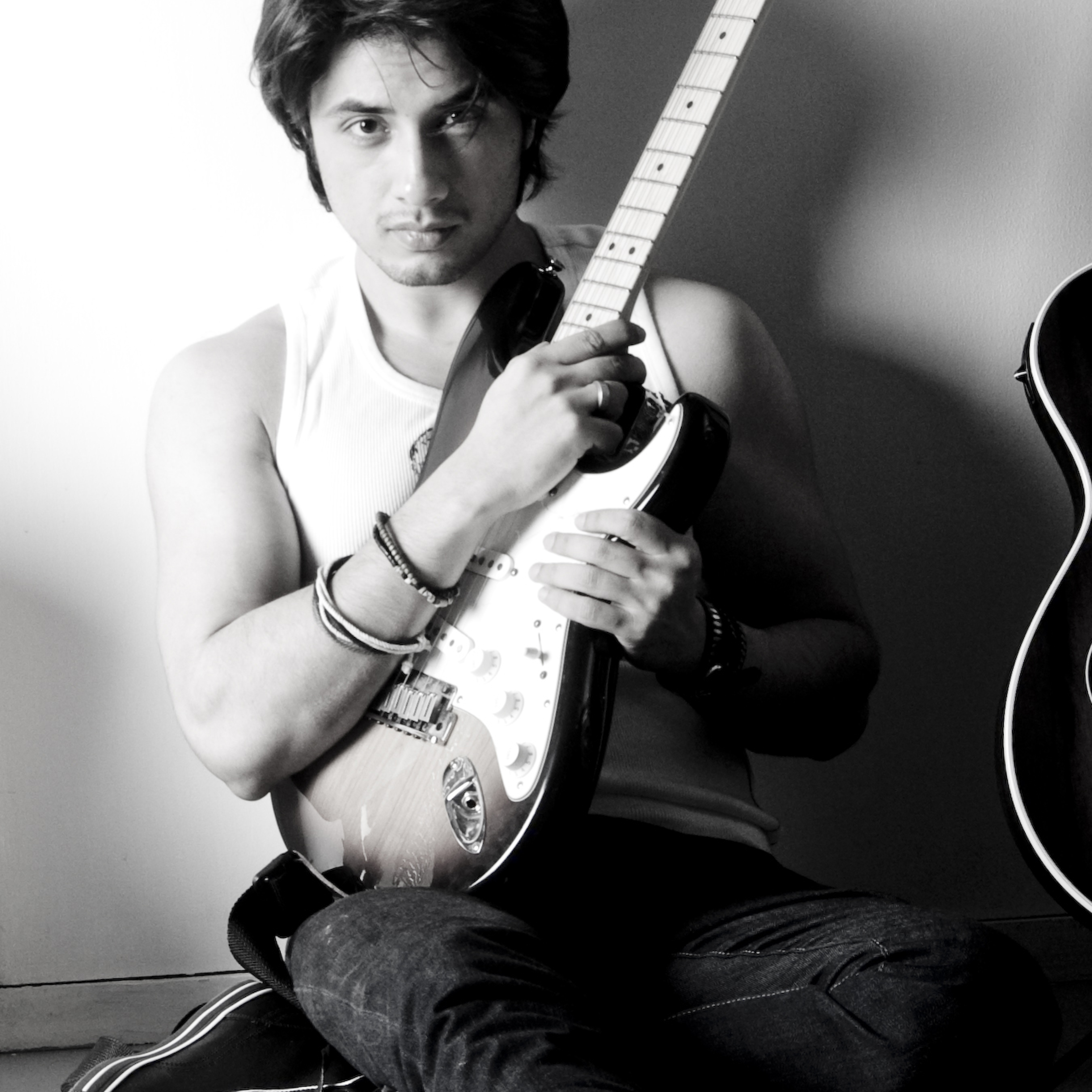 3840x3840 Resolution Ali Zafar With Guitar Hd Wallpaper 3840x3840 ...