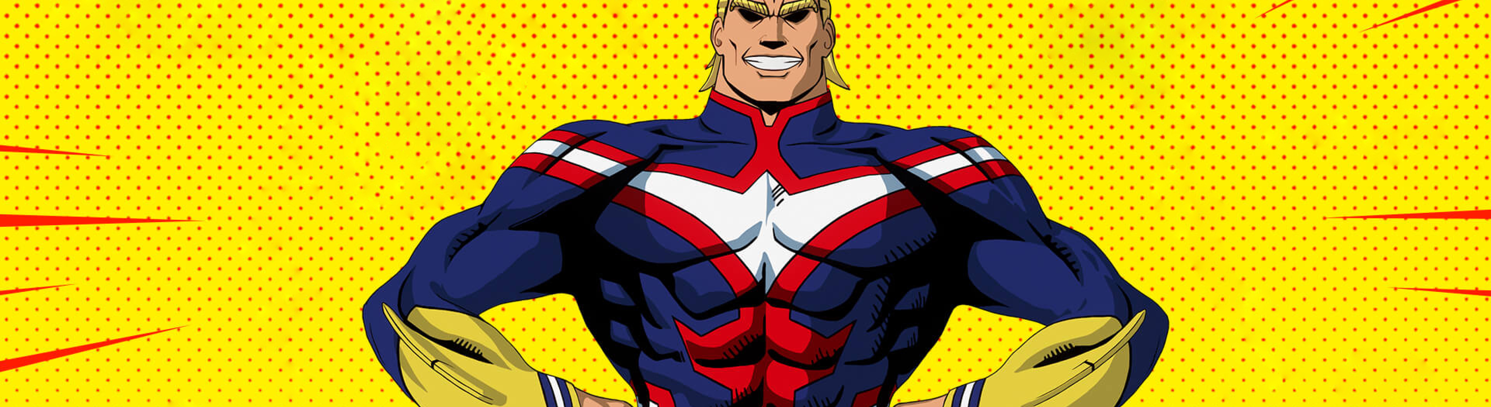 5120x1400 Resolution All Might Fortnite x My Hero Academia 5120x1400 ...