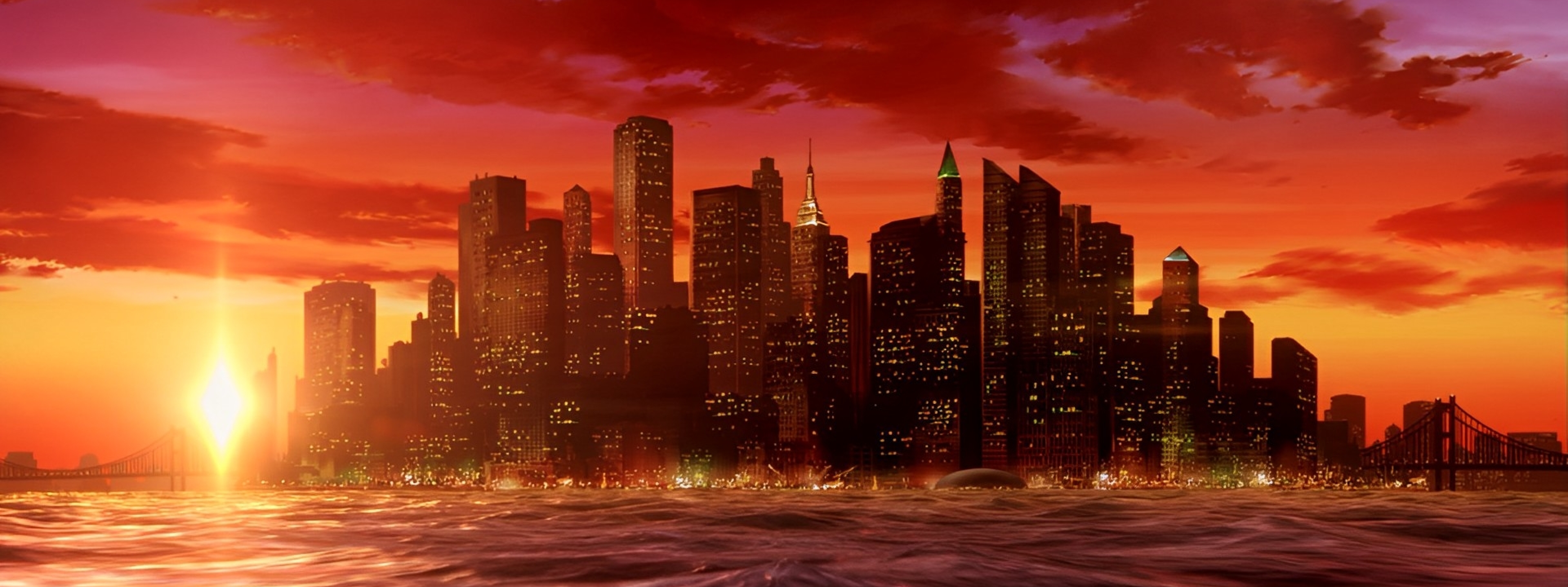 3840x1440 Resolution Amazing Cityscape Building 3840x1440 Resolution ...