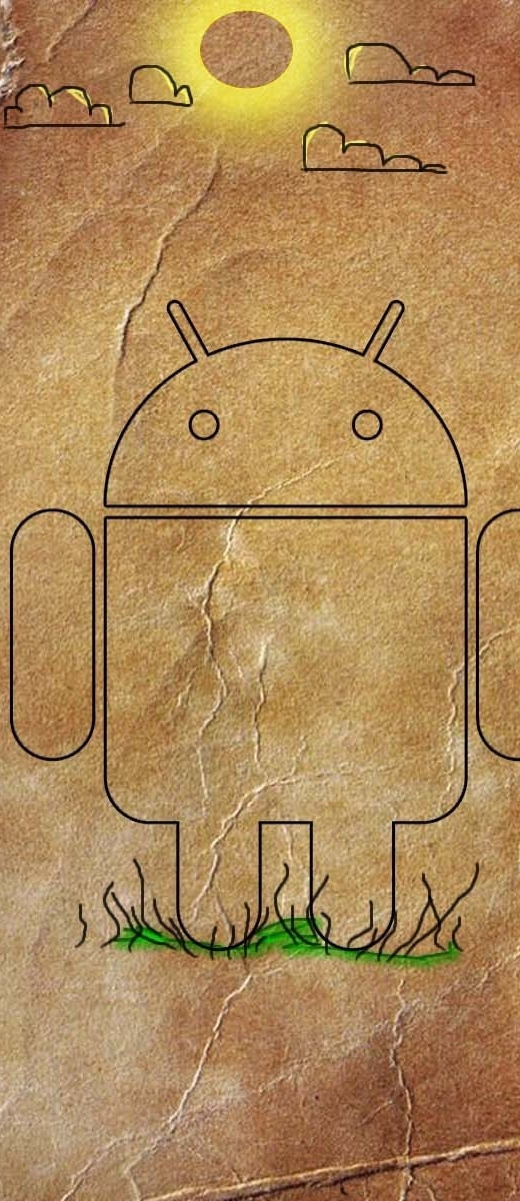 1664x3840 Resolution android, paper, sun 1664x3840 Resolution Wallpaper ...