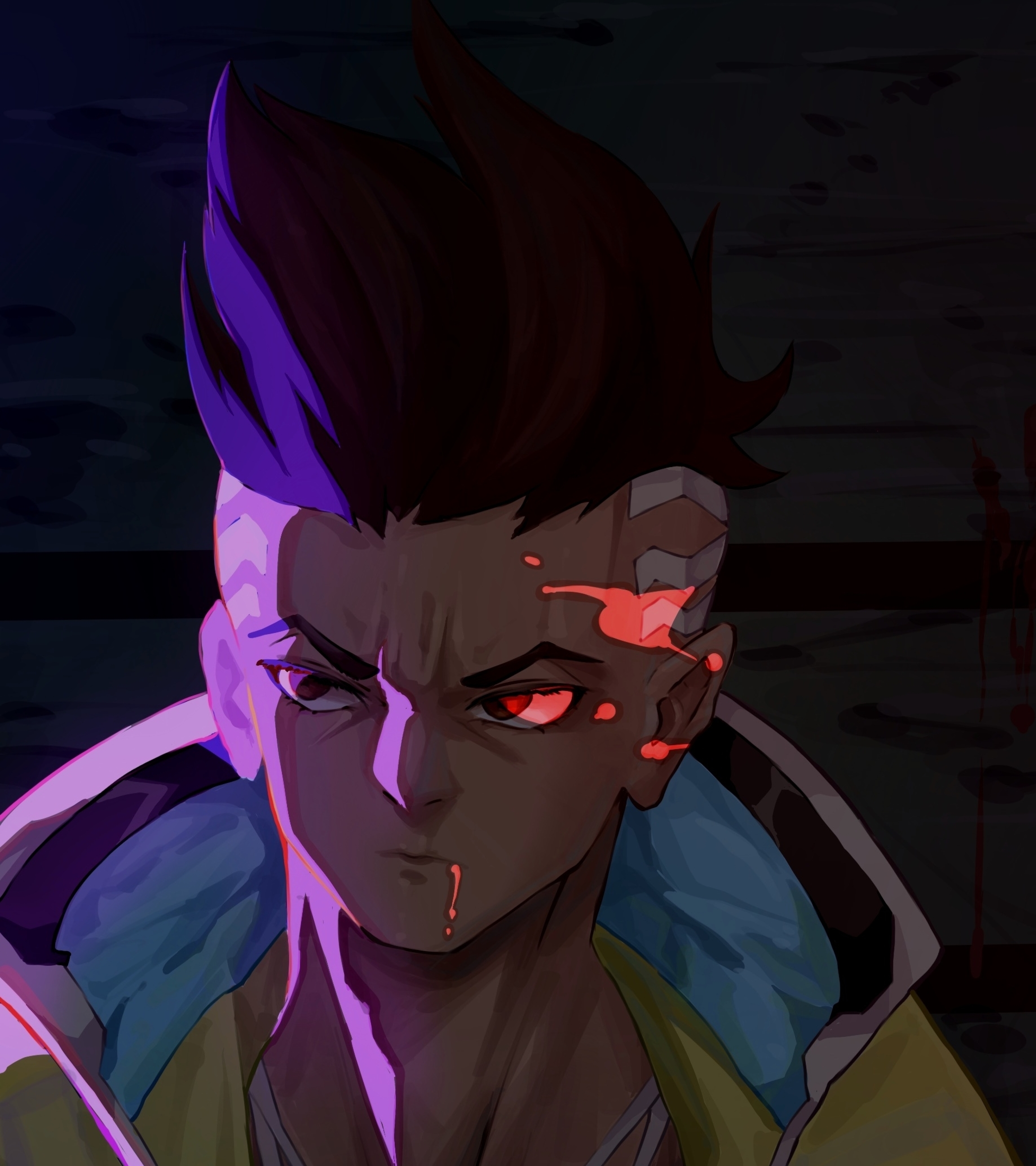 3840x4320 Resolution Angry David HD Cyberpunk Edgerunners 3840x4320 ...