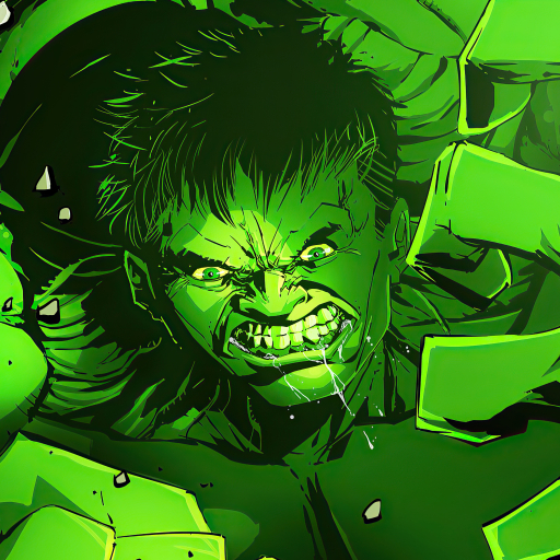 512x512 Angry Hulk Illustration 512x512 Resolution Wallpaper, HD ...