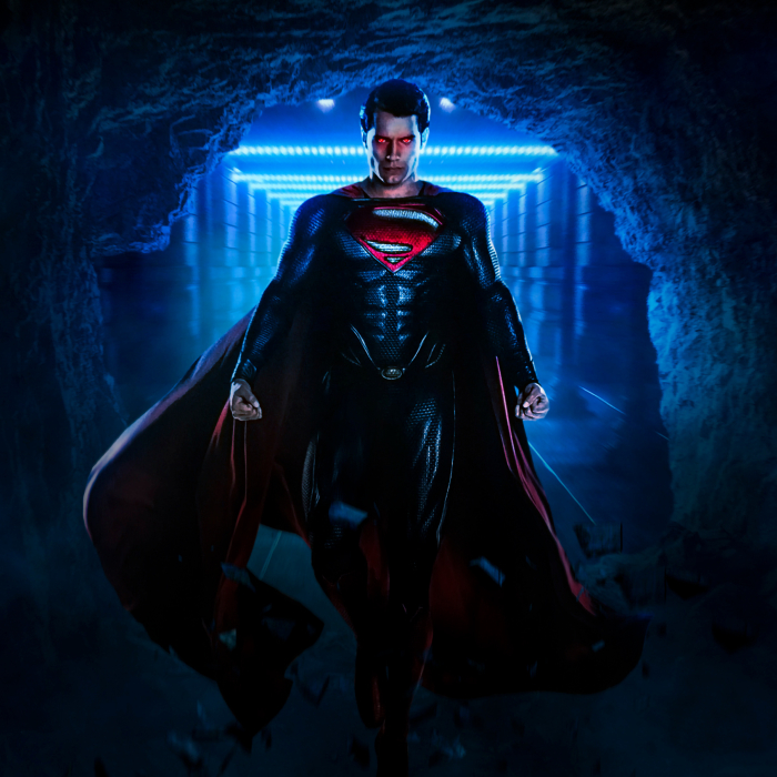 700x700 Resolution Angry Superman Art 700x700 Resolution Wallpaper ...