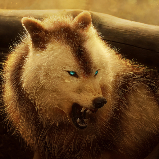 512x512 Resolution Angry Wolf 512x512 Resolution Wallpaper - Wallpapers Den