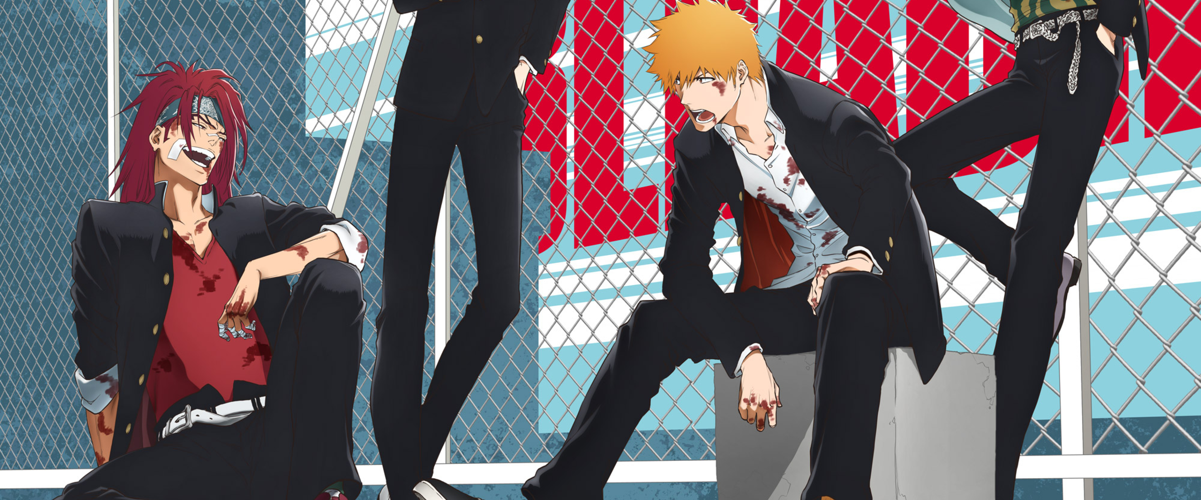 3840x1600 Resolution Anime Bleach Boys 3840x1600 Resolution Wallpaper ...